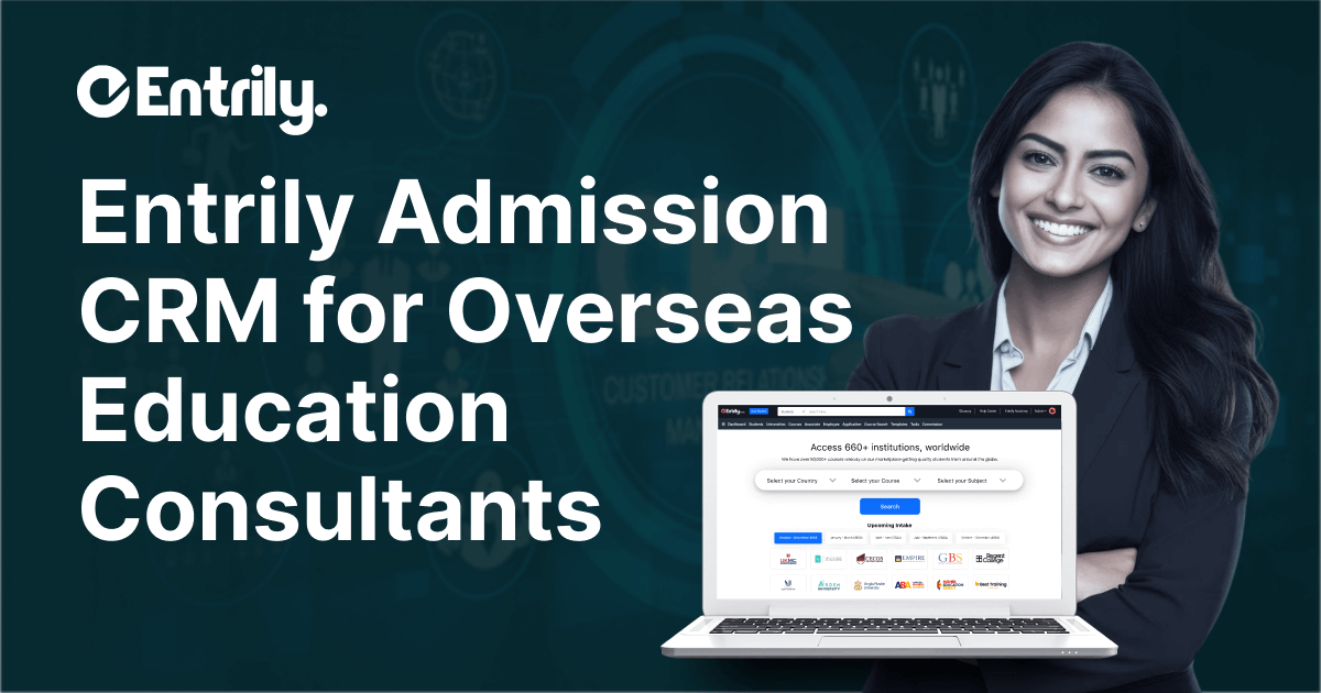 Entrily Admission CRM for Overseas Education Consultants